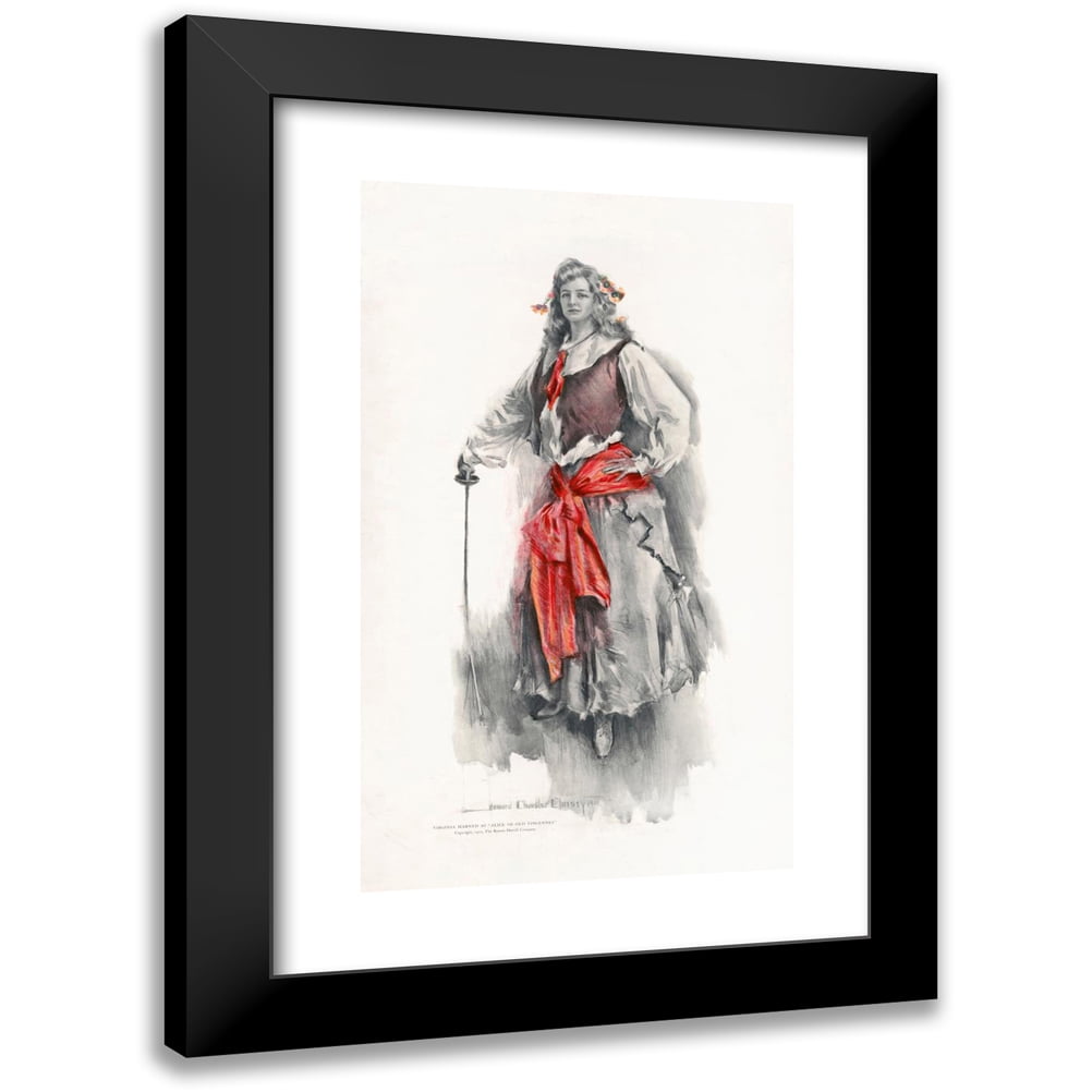 Howard Chandler Christy 10x14 Black Modern Framed Museum Art Print ...