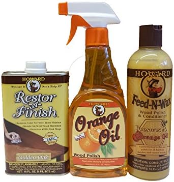 Howard Complete Wood Restoration Kit, Clean, Protect, and Restore Wood ...