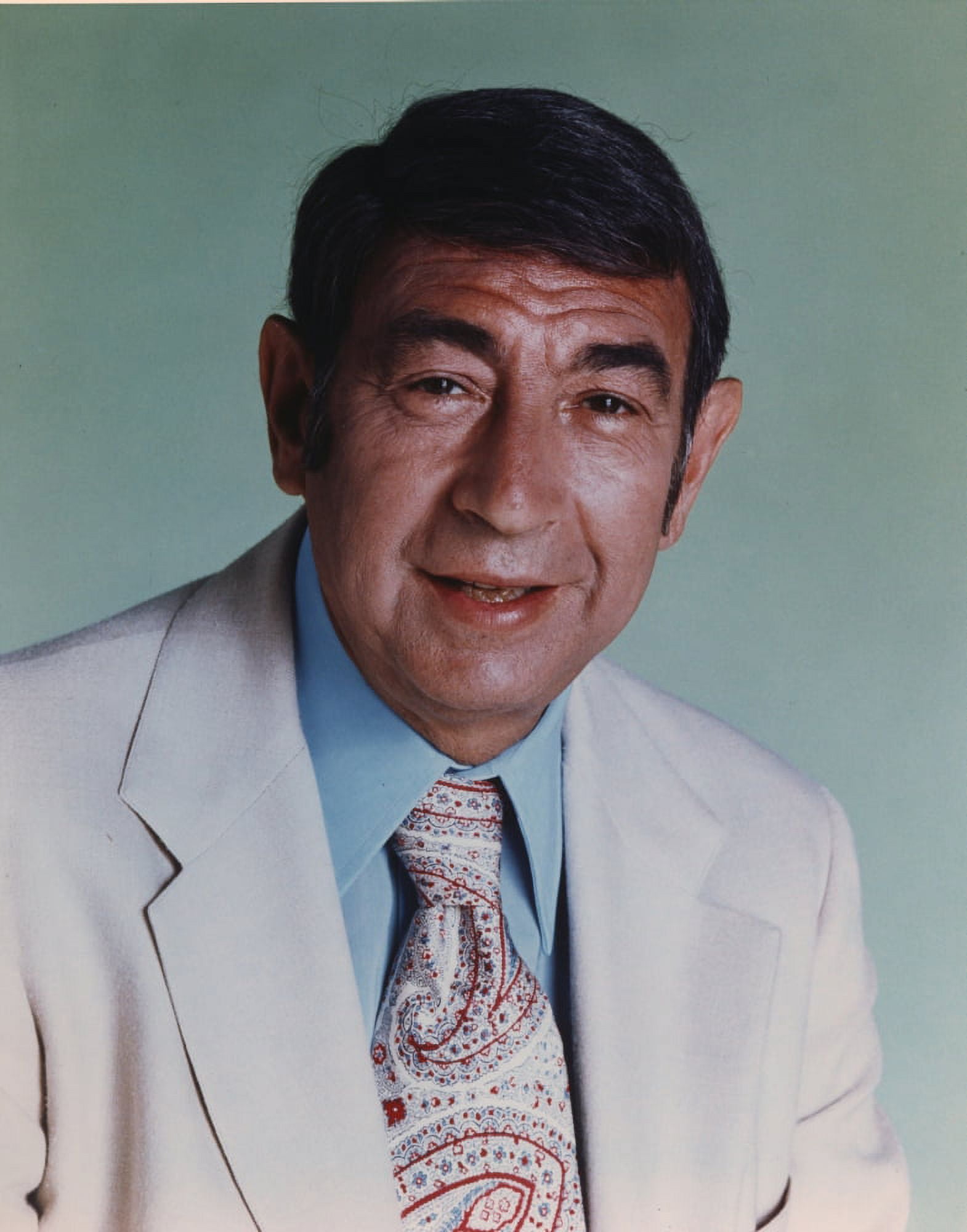 Howard Cosell in White Suit and Printed Necktie Photo Print (8 x 10 ...