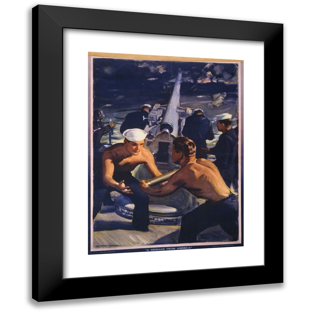 Howard Crosby Renwick 12x14 Black Modern Framed Museum Art Print Titled ...