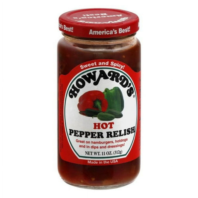 Howard Foods Hot Pepper Relish, 11 oz Jar - Walmart.com