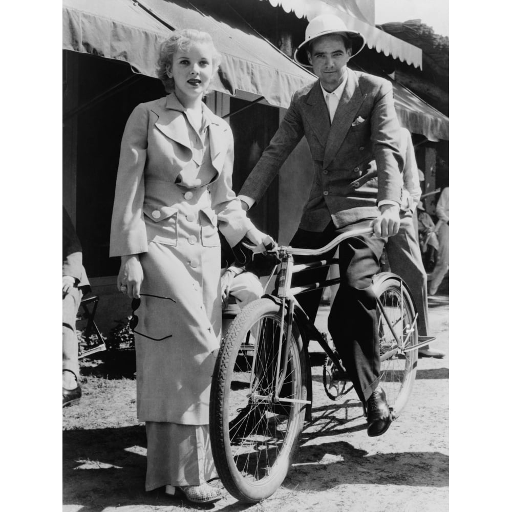 Howard Hughes 1905-1976 With Actress Ida Lupino 1918-1995 In Miami ...