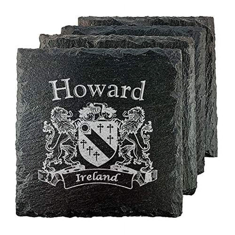 Howard Irish Coat of Arms Slate Coasters - Set of 4 - Walmart.com