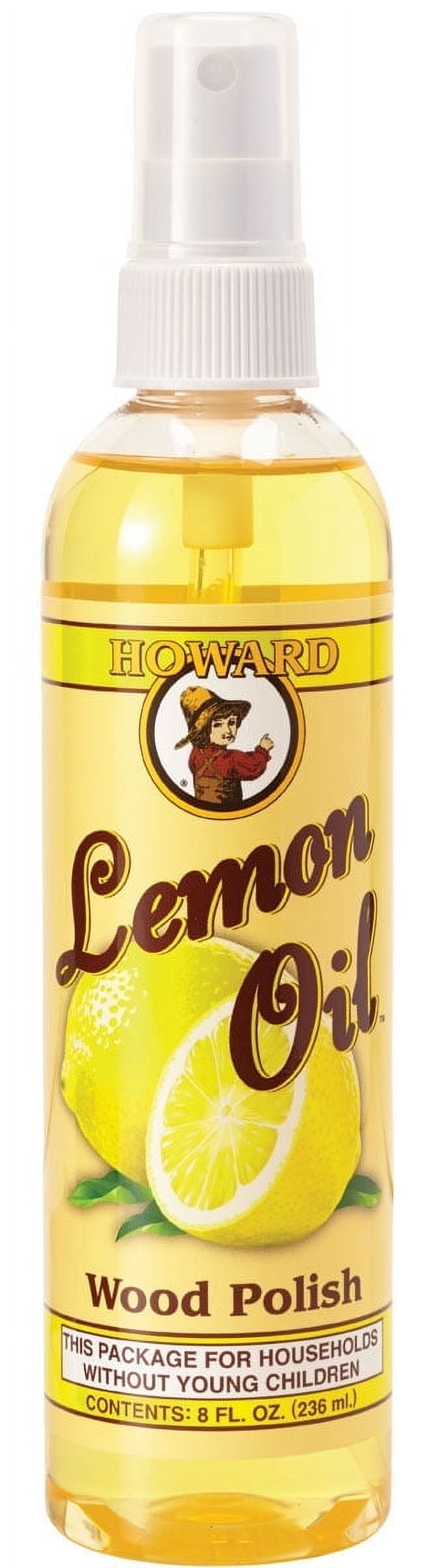 Howard LM0008 Lemon Oil Wood Polish, 8-Ounce 08 oz - Walmart.com