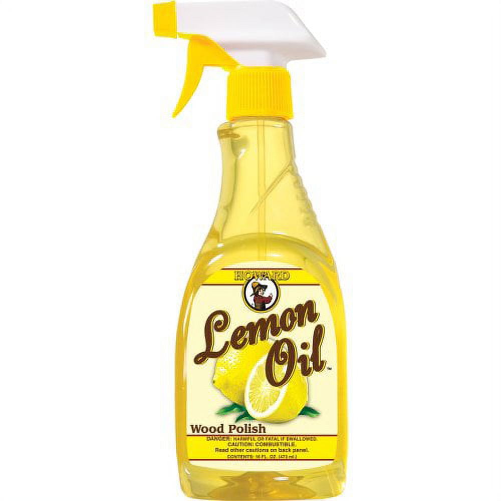 Howard LM0016 Lemon Oil Wood Polish, 16-Ounce - Walmart.com