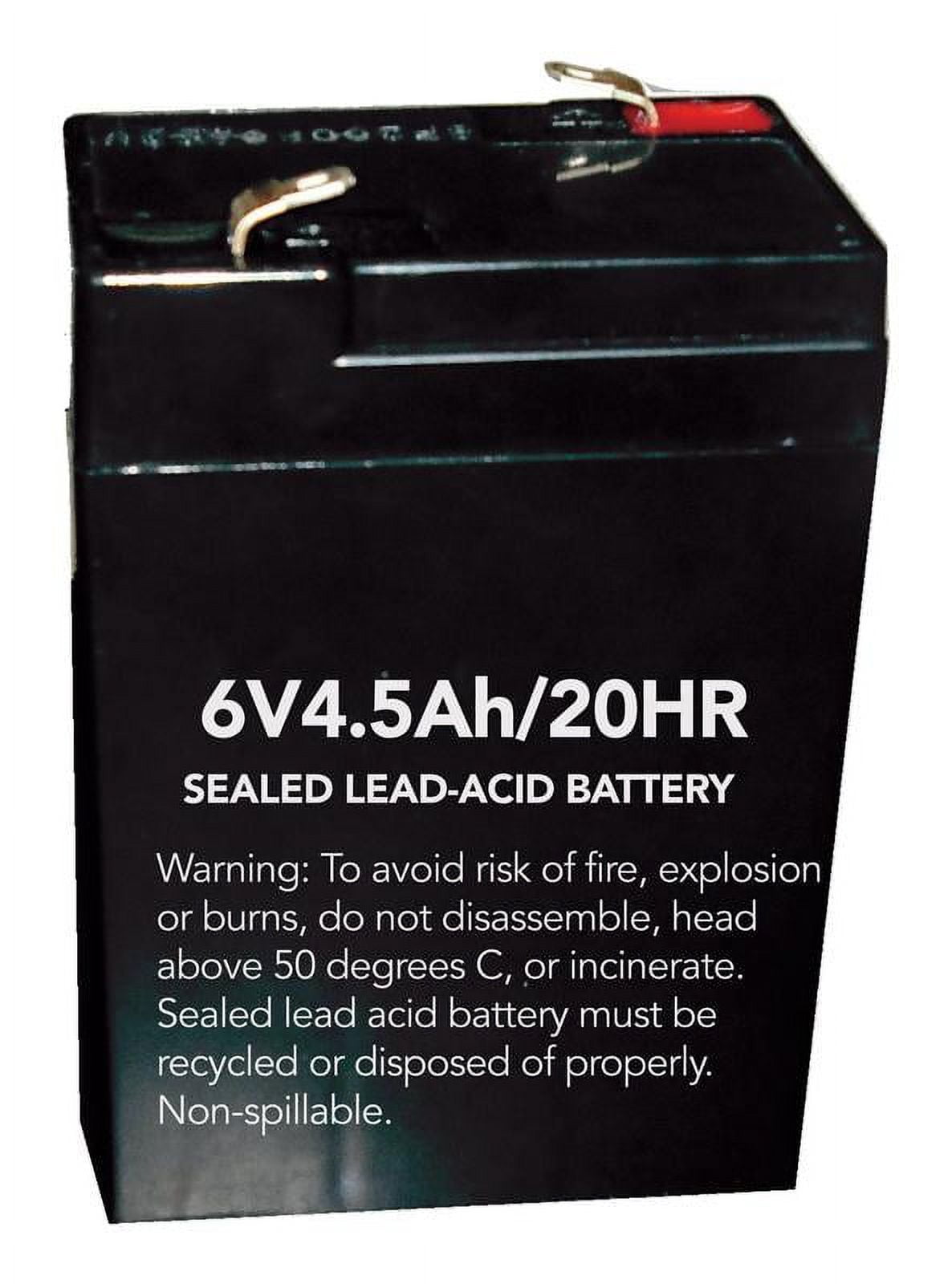 Howard Lighting HL0202-BATT 6V Replacement Battery For Exit Sign ...