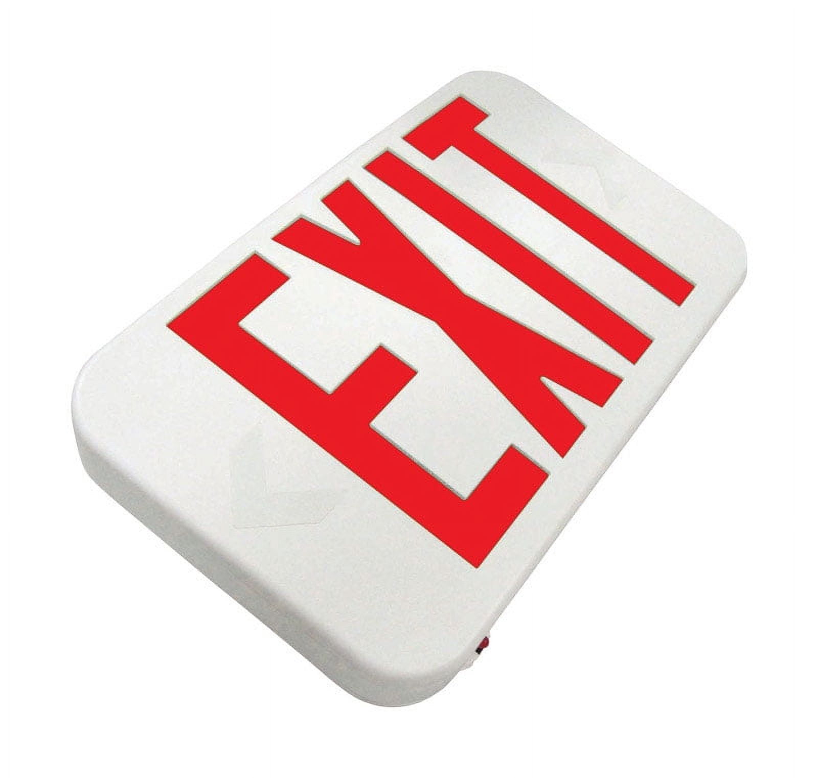 Howard Lighting Polycarbonate Indoor and Outdoor LED Lighted Exit Sign ...