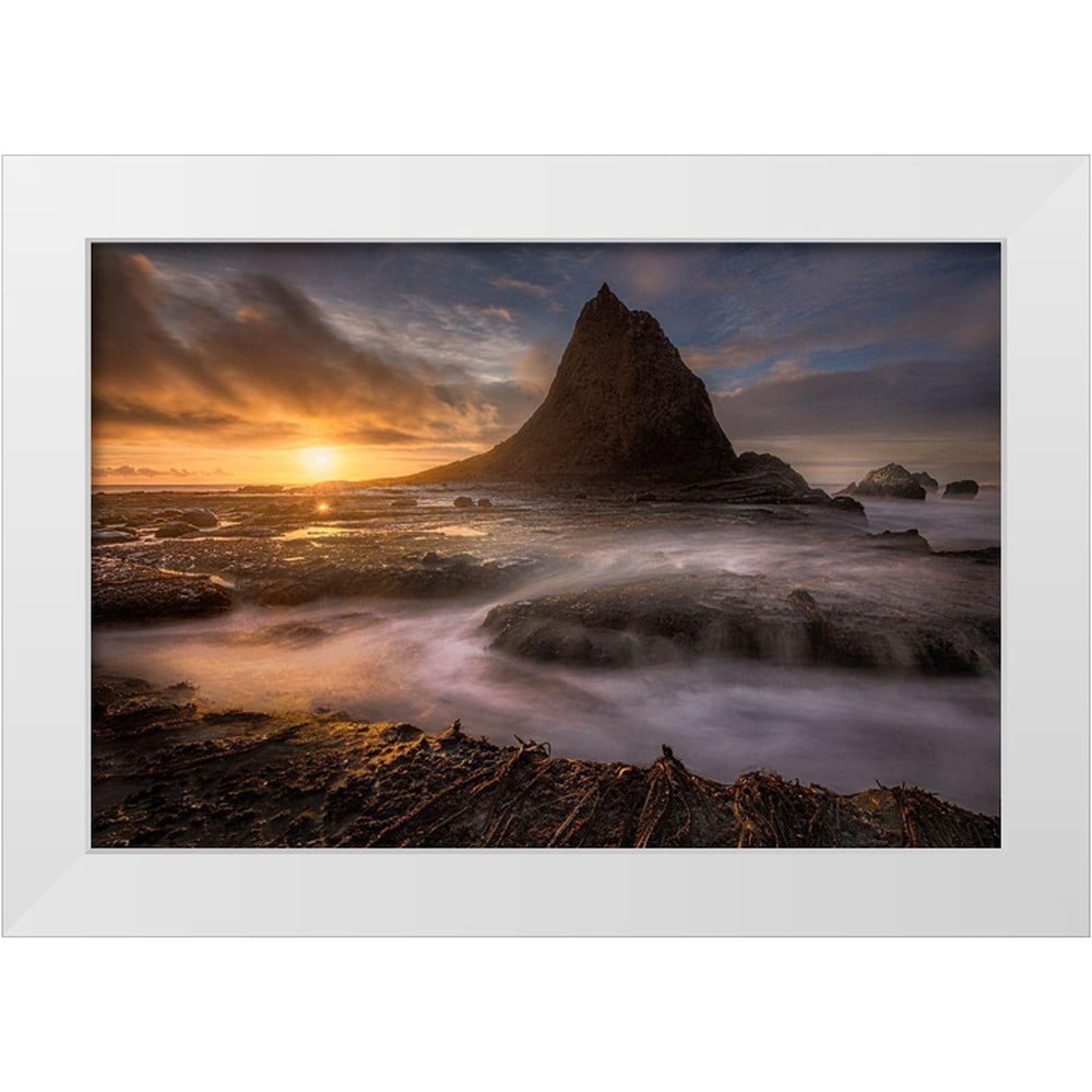 Howard Liu, Hao 32x23 White Modern Wood Framed Museum Art Print Titled ...