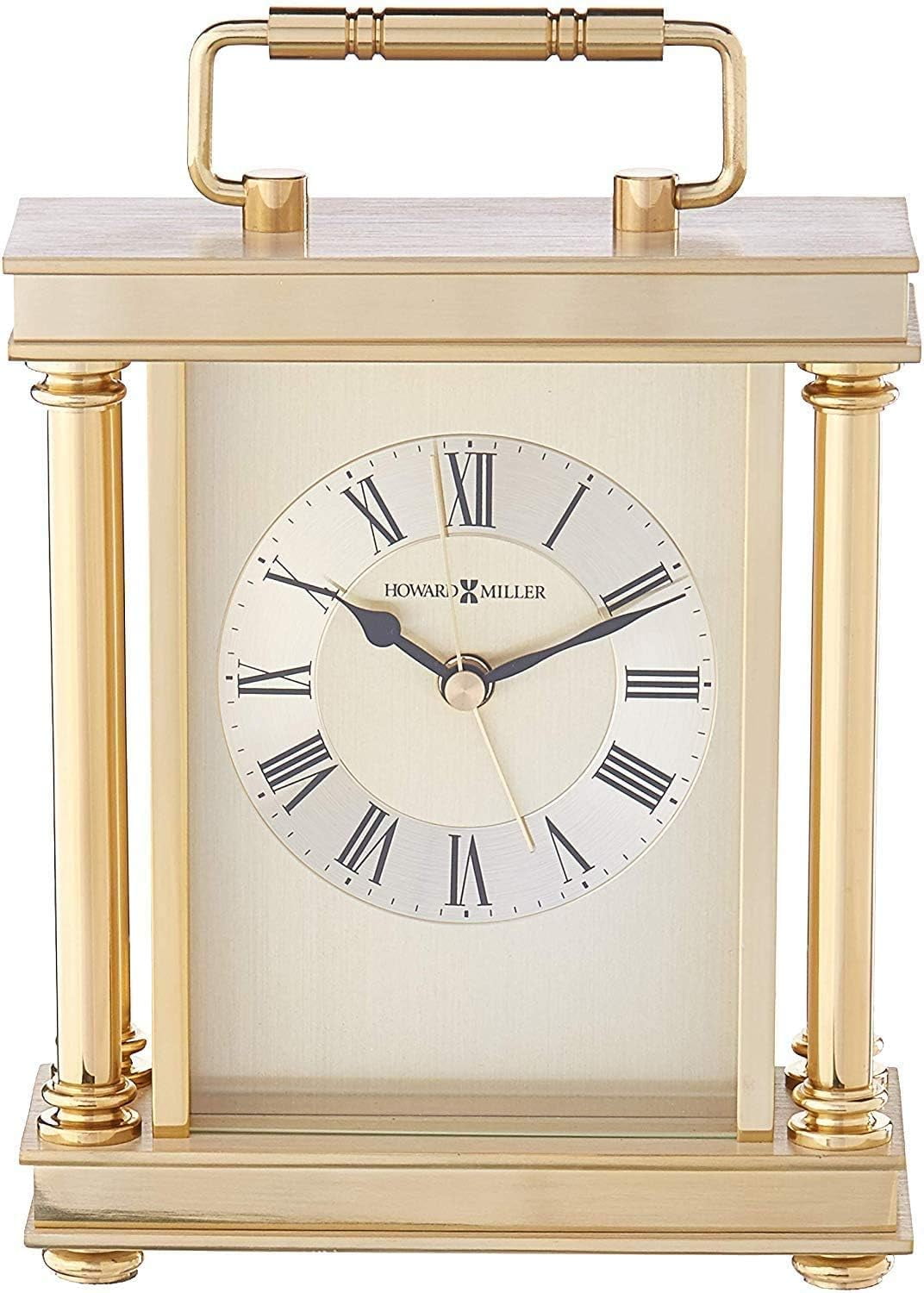 Howard Miller Audra Table Clock 645-584 – Brushed & Polished Brass ...