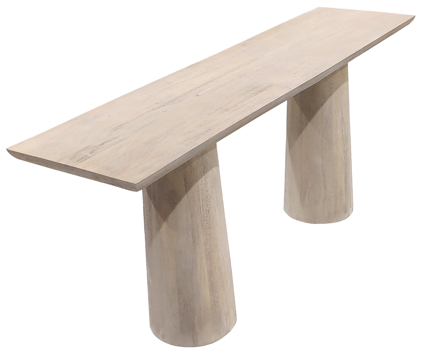 Howard Modern Console Table in a Natural finish on Solid Wood - Walmart.com