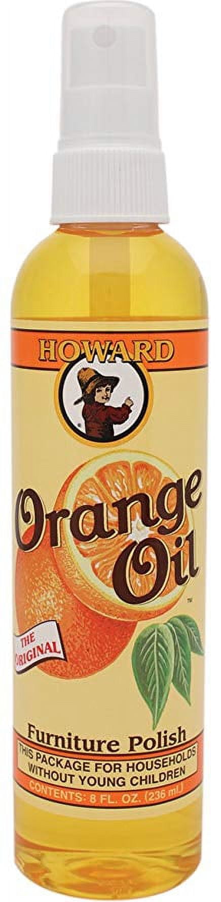 Howard OR0008 Orange Oil Wood Polish, 8-Ounce - Walmart.com