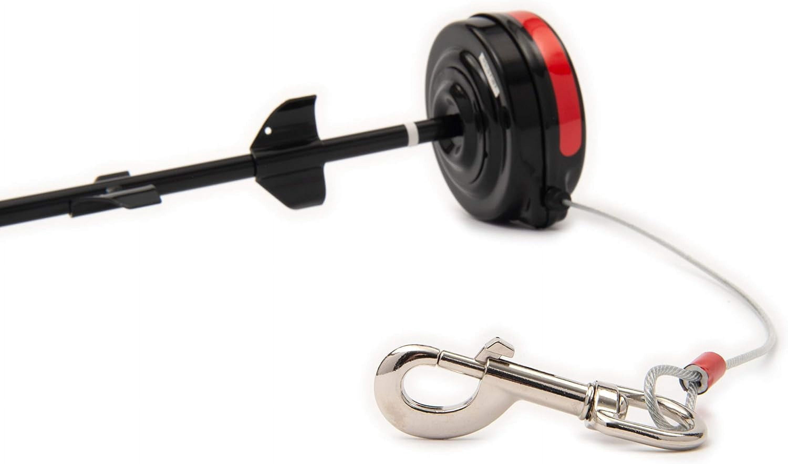 Howard Pet 360 Degree Rotation Retractable Dog Cable Tie-Out (Large ...