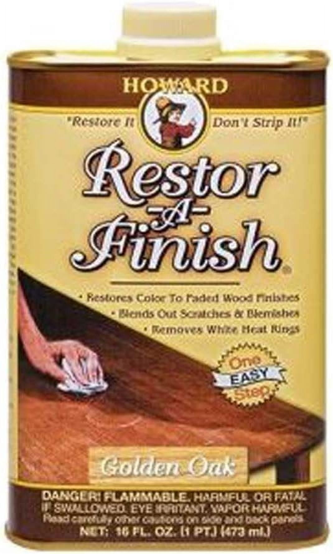 Howard Products RF3016 Restor-A-Finish For Golden Oak Finish, 16-oz ...