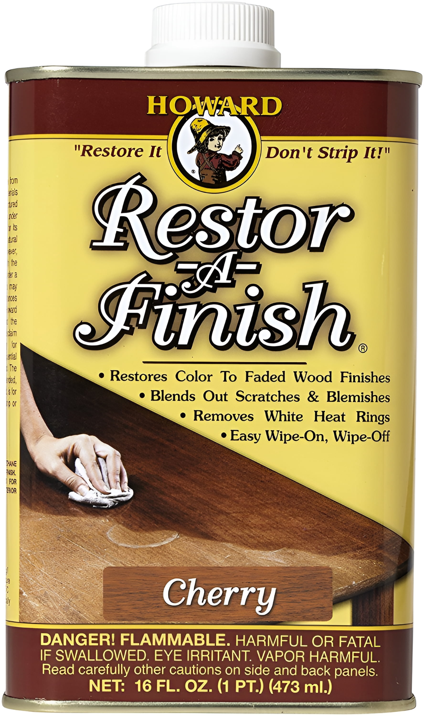 Howard Products Restor-A-Finish, Cherry Wood Finish, 16 oz - Walmart.com