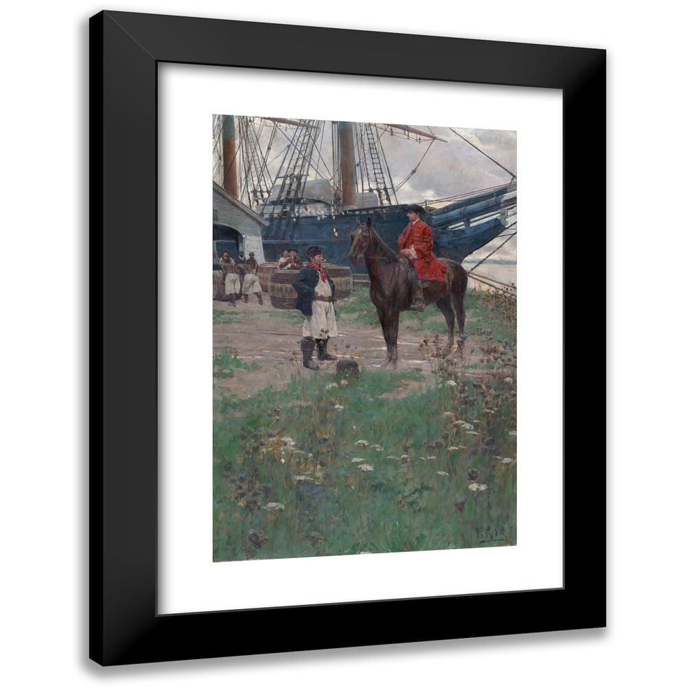 Howard Pyle 11x14 Black Modern Framed Museum Art Print Titled - A ...