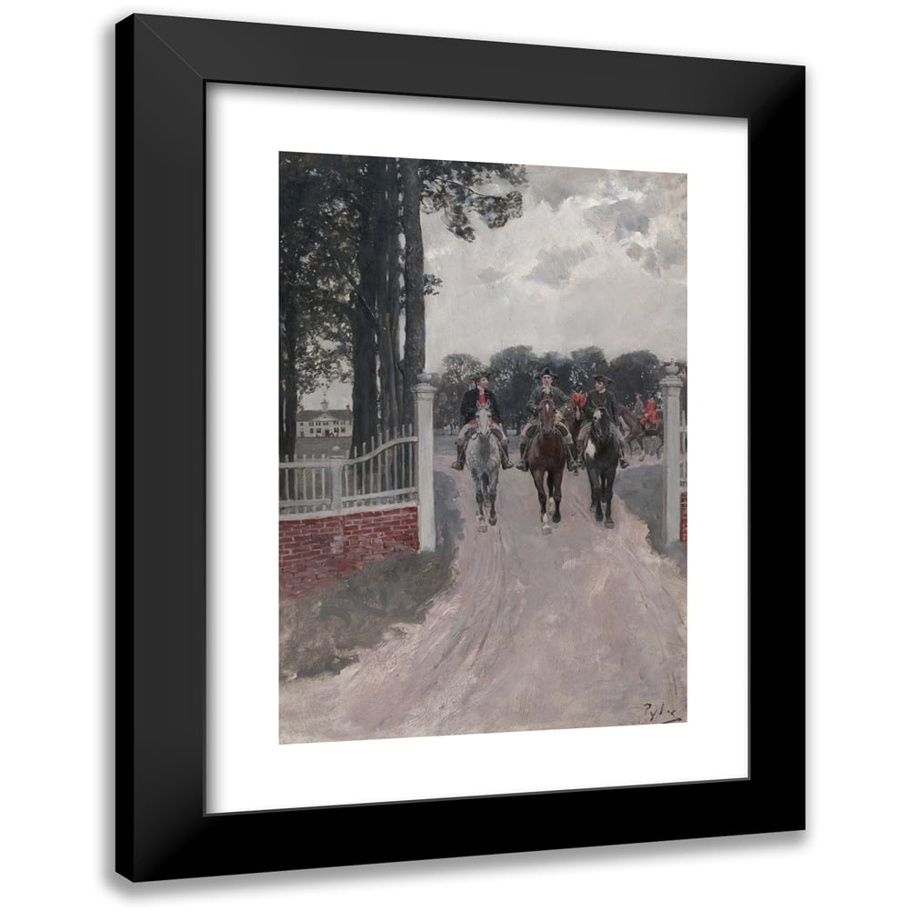 Howard Pyle 11x14 Black Modern Framed Museum Art Print Titled - Leaving ...