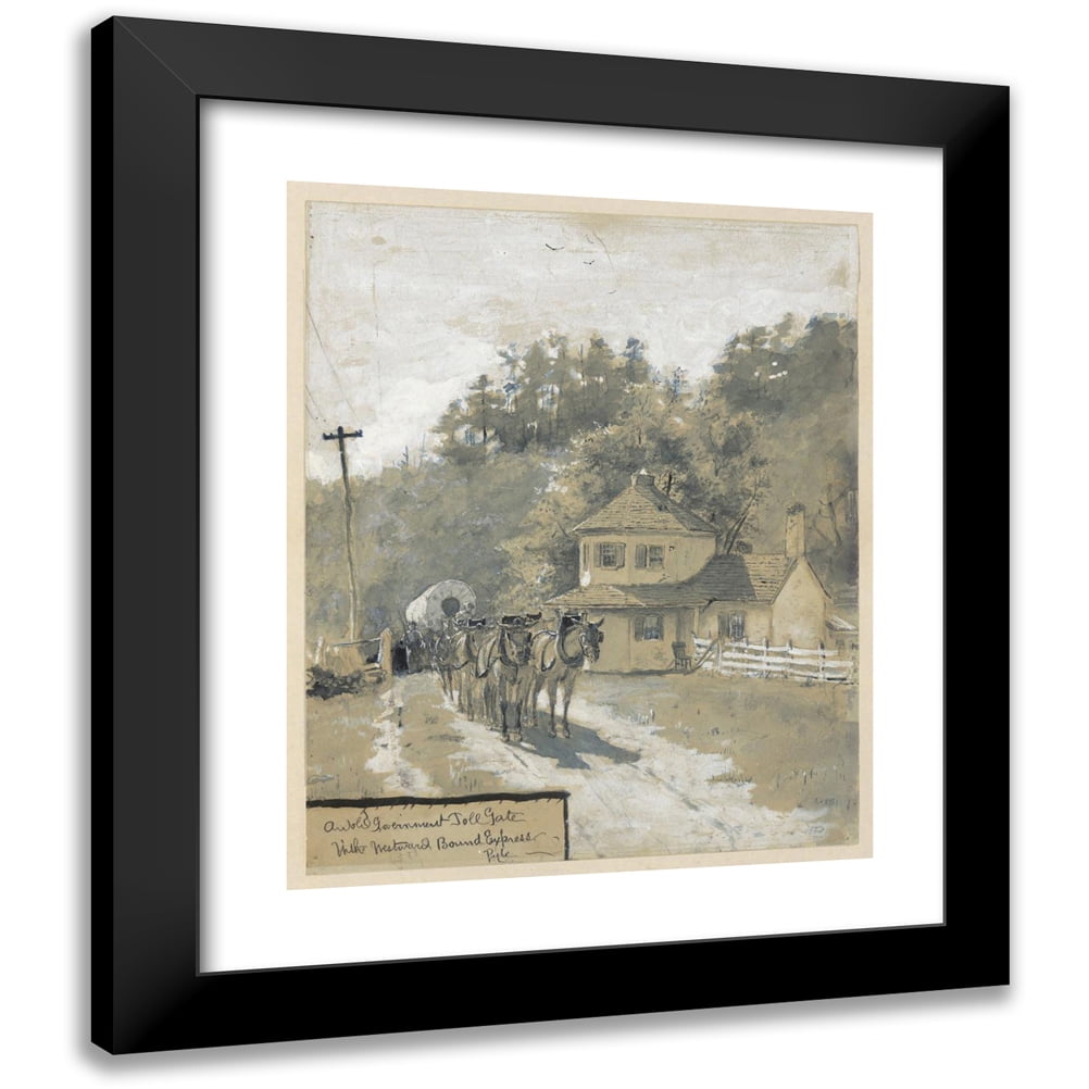 Howard Pyle 12x14 Black Modern Framed Museum Art Print Titled - An Old ...