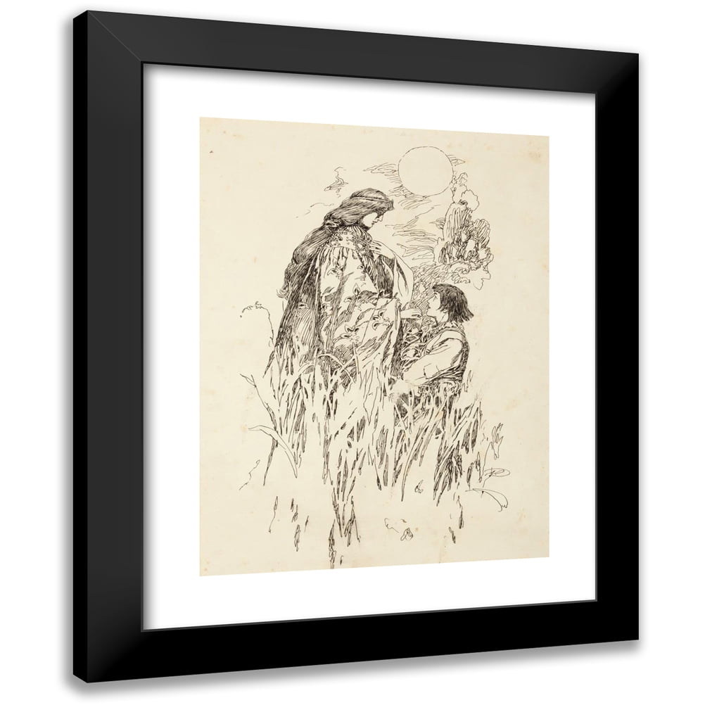 Howard Pyle 14x18 Black Modern Framed Museum Art Print Titled - Then ...