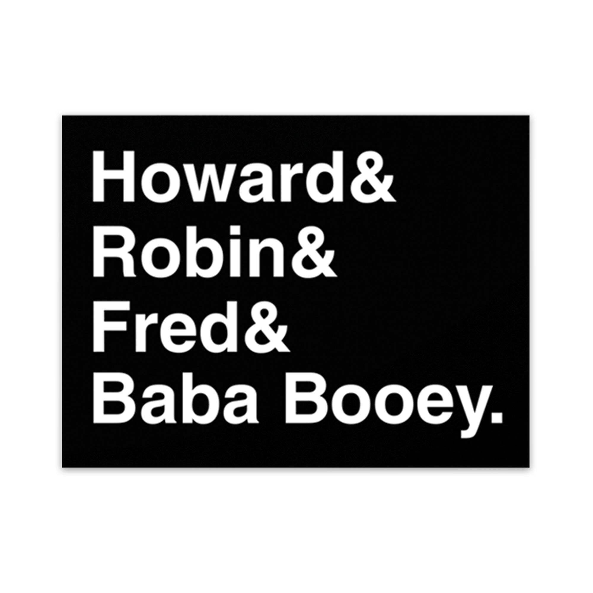 Howard Stern "Staff Origins" | Sticker - Walmart.com