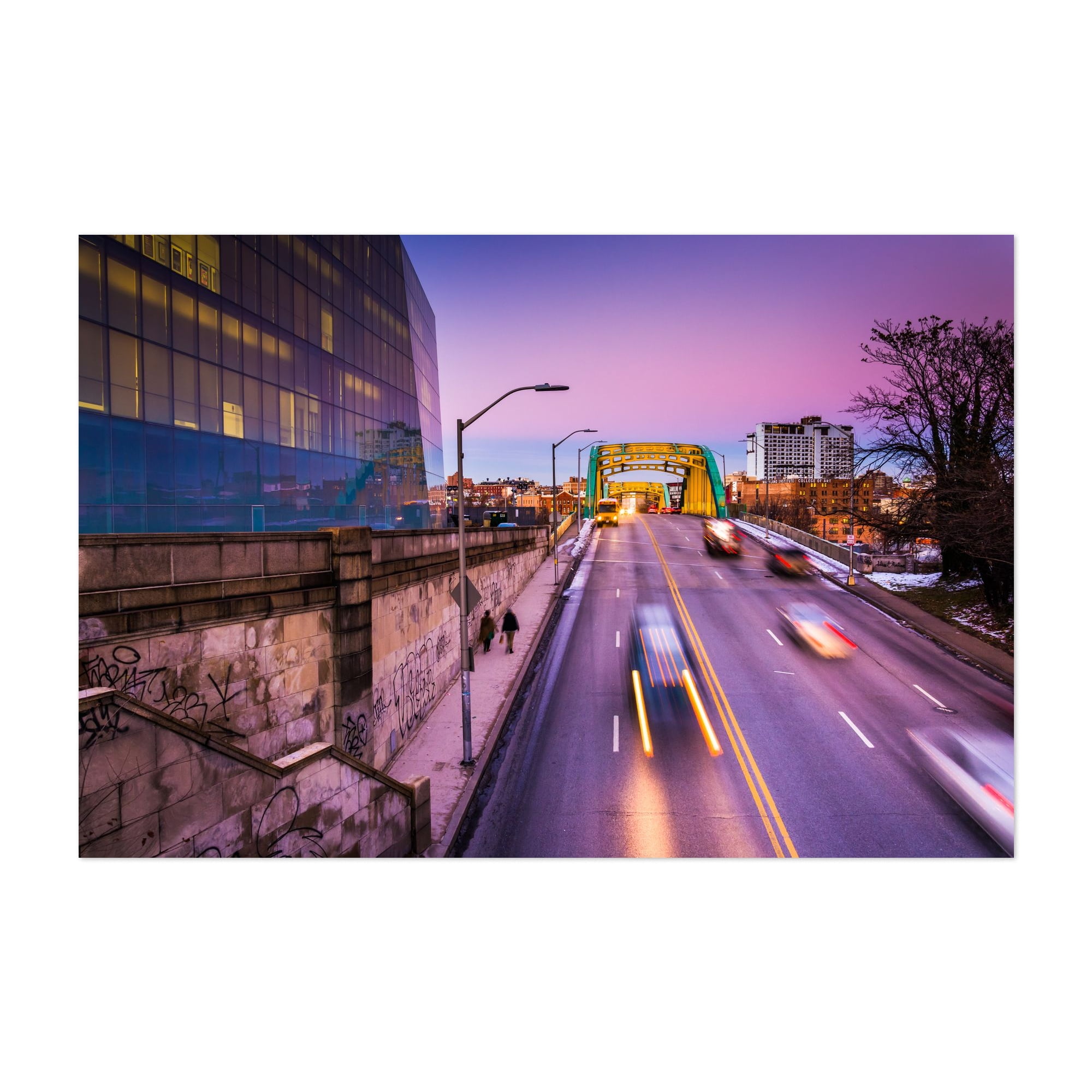 Howard Street Twilight - Baltimore Maryland Photography Bridge City ...