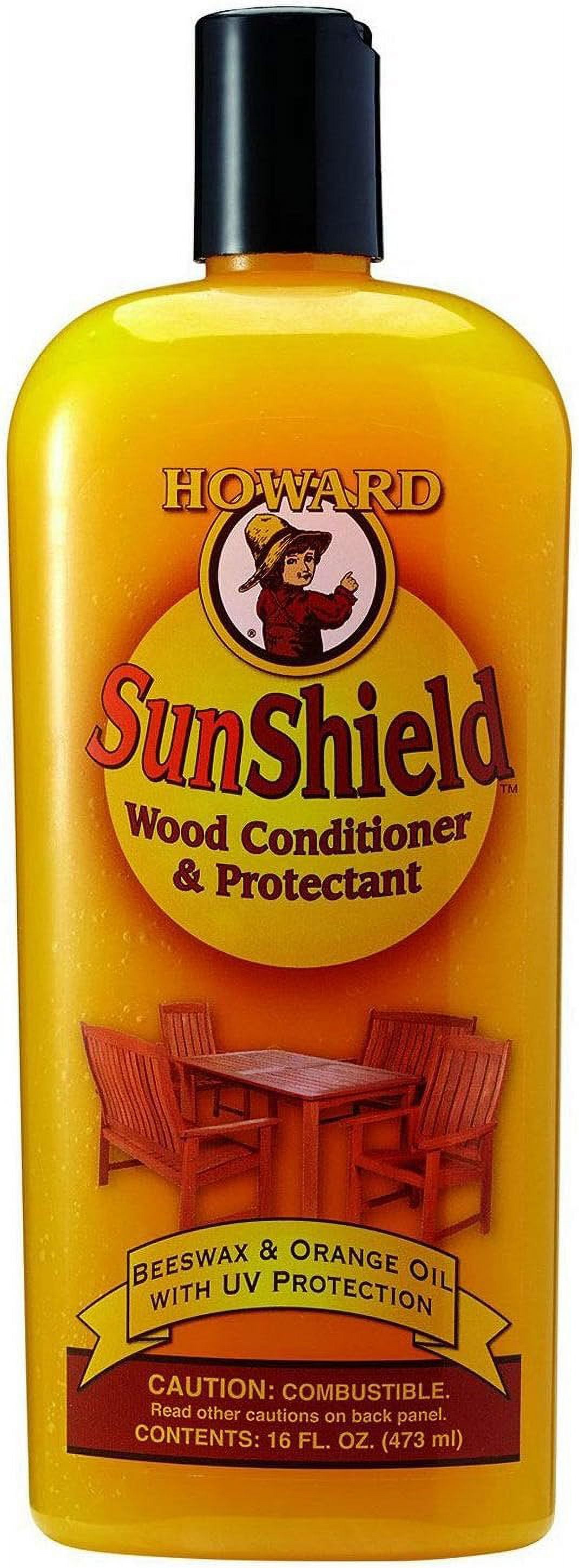 Howard Products Sunshield Wood Conditioner and Protectant - Liquid - 16 ...
