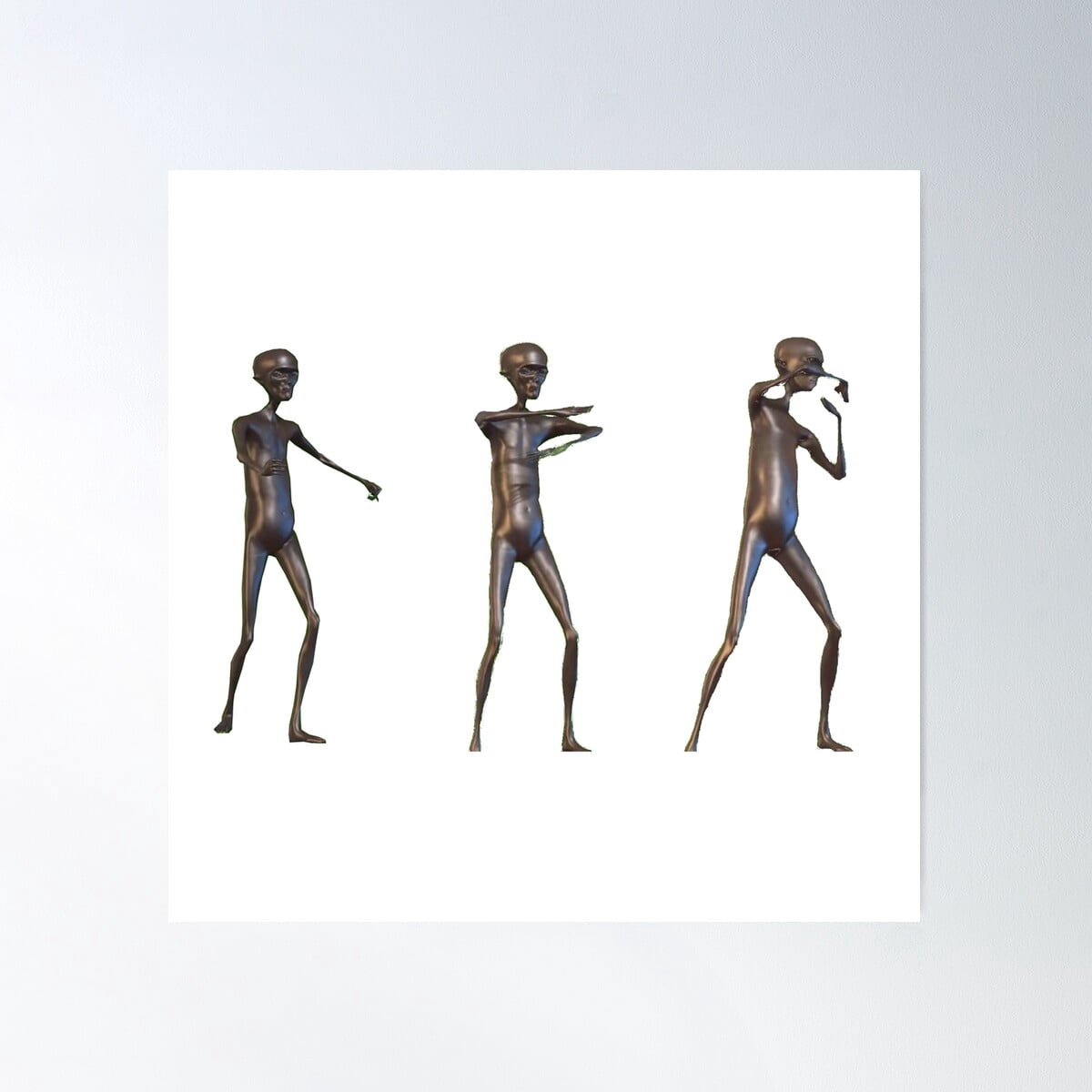 Howard The Alien Poster Wall Art, Modern Wall Decor For Living Room ...