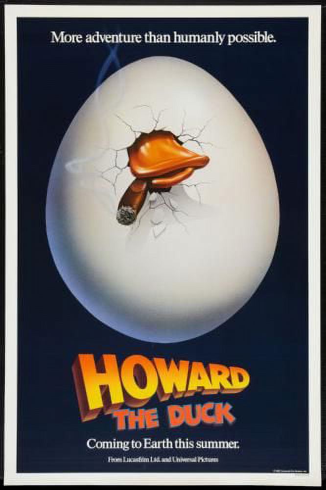 Howard The Duck Movie poster Metal Sign 8inx 12in Print on Metal 8x12 ...