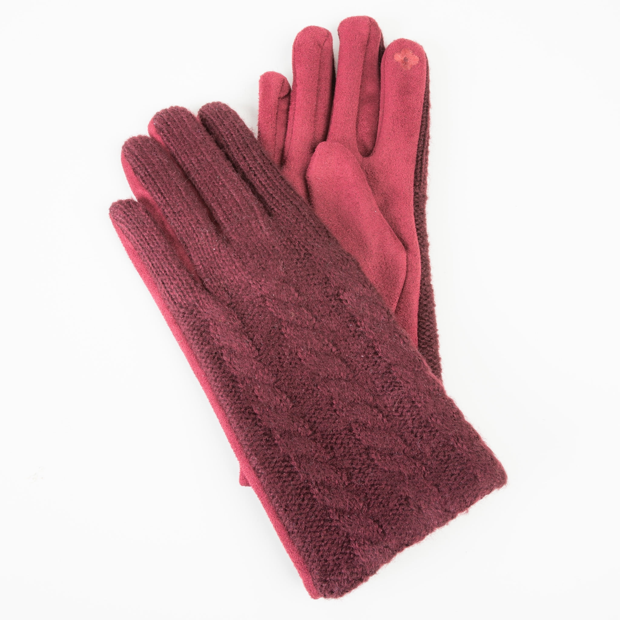 Howard's Everly Cable Knit Soft Touchscreen Texting Gloves for Women ...