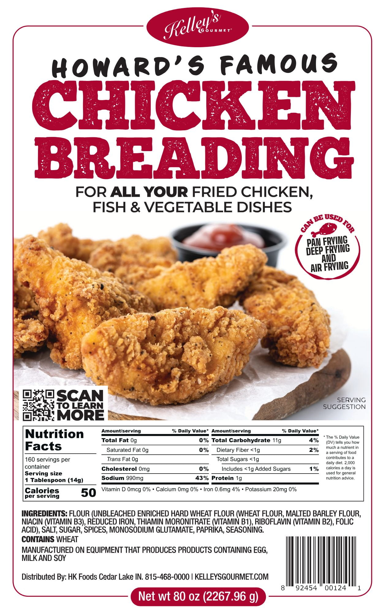 Howard's Famous Chicken Breading 5 PD - Walmart.com