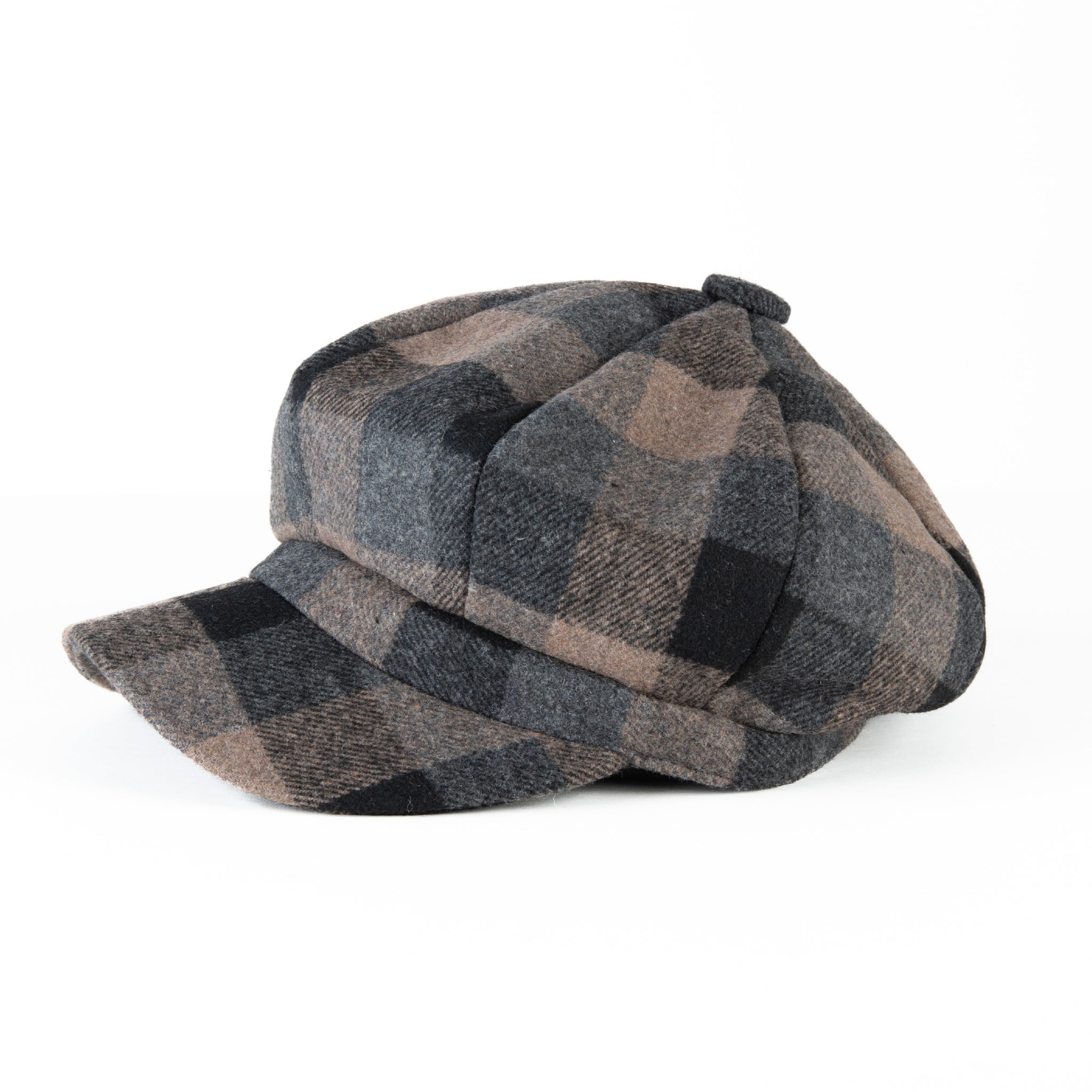 Howard's Jax Adjustable 8 Panel Plaid Newsboy Cap for Women - Walmart.com