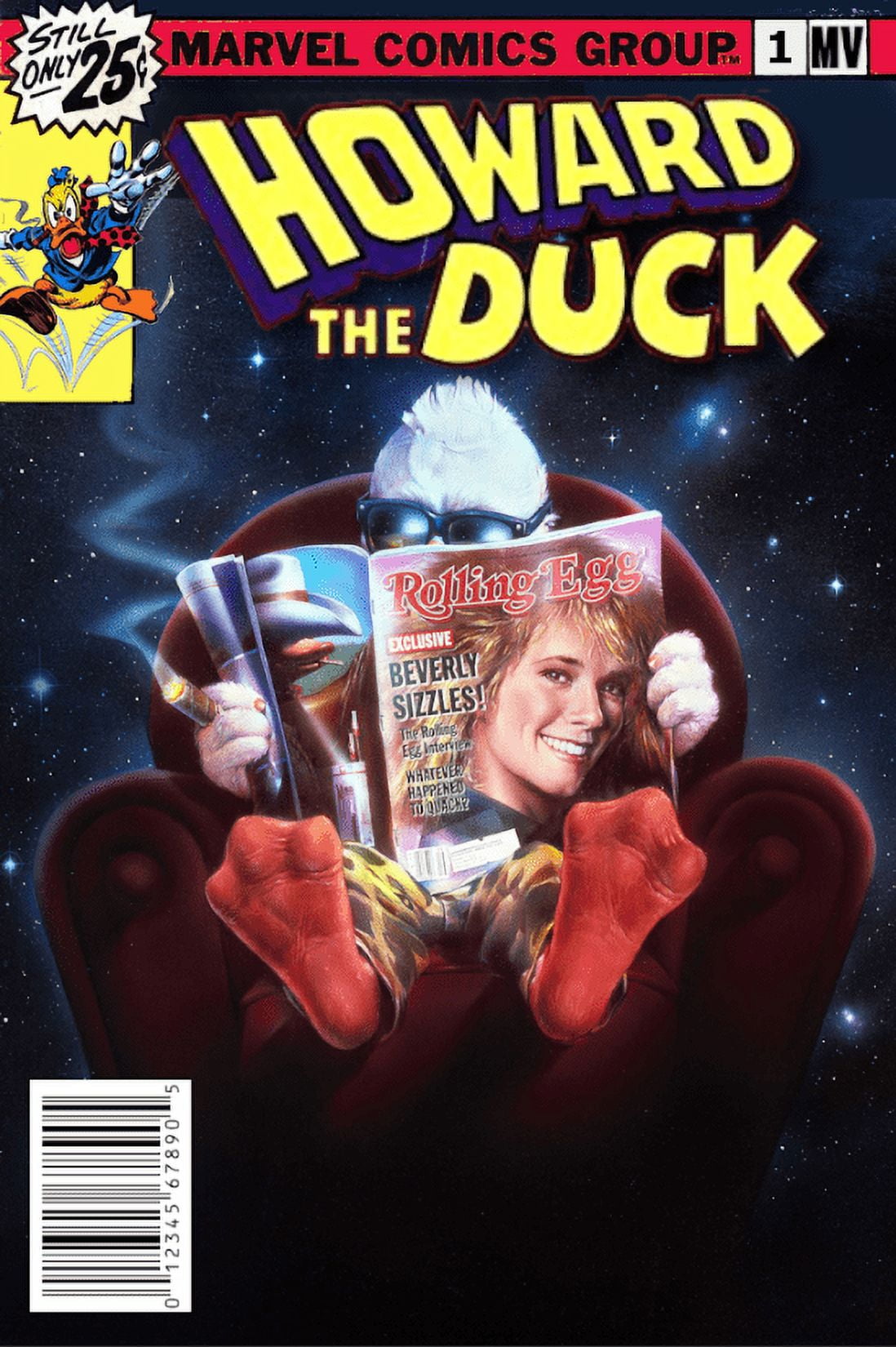 Howard the Duck (1986) Poster 24x36 Cult Sci-Fi Comedy with a Quirky ...
