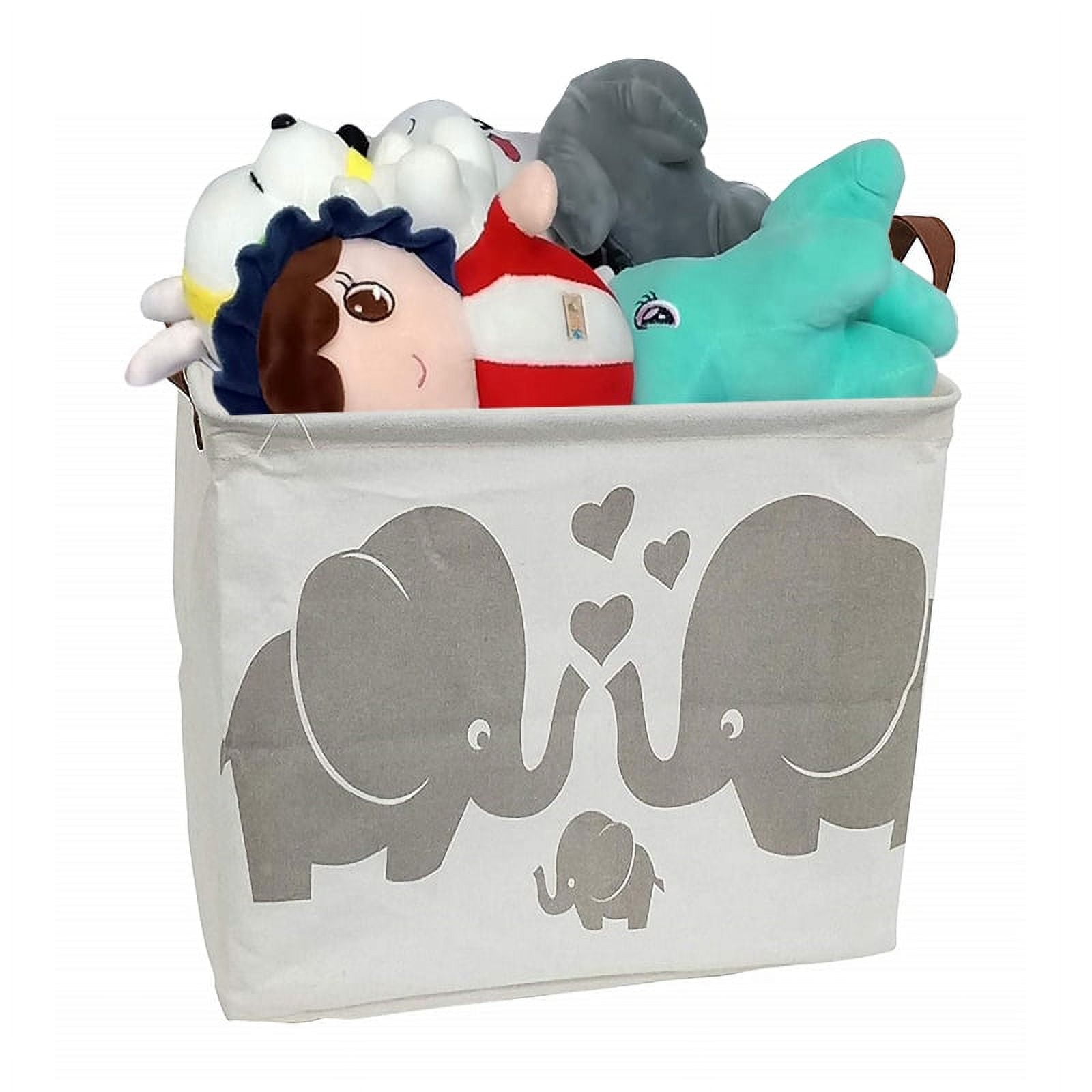 Howarmer Collapsible Laundry Baskets, Grey Elephant - Walmart.com