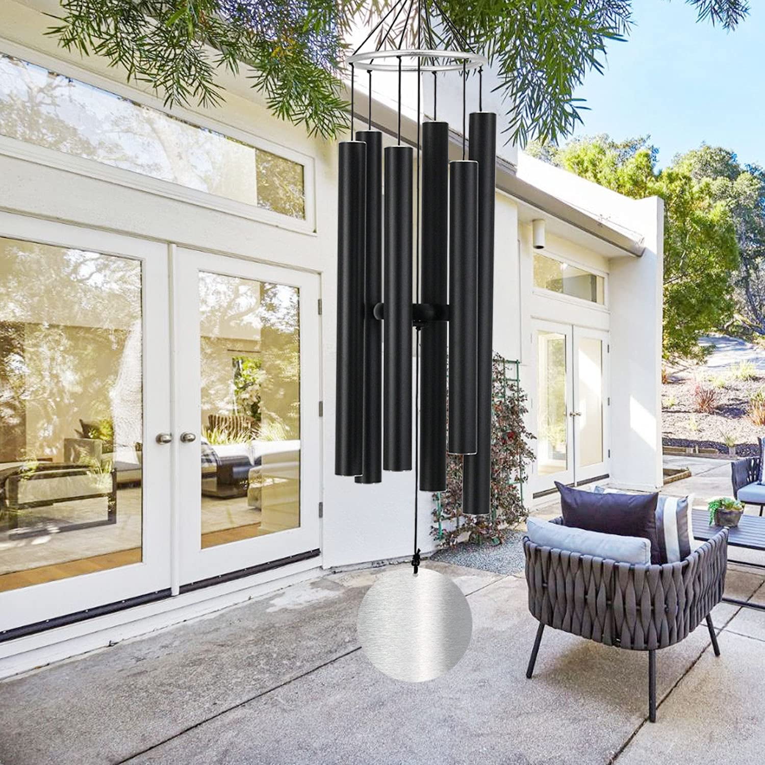 Howarmer Large Wind Chimes for Outside 36 Metal Deep Tone Wind Chimes ...