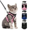 Howarmer Pink Cat Harness and Leash, Adjustable Vest for Small to Large ...