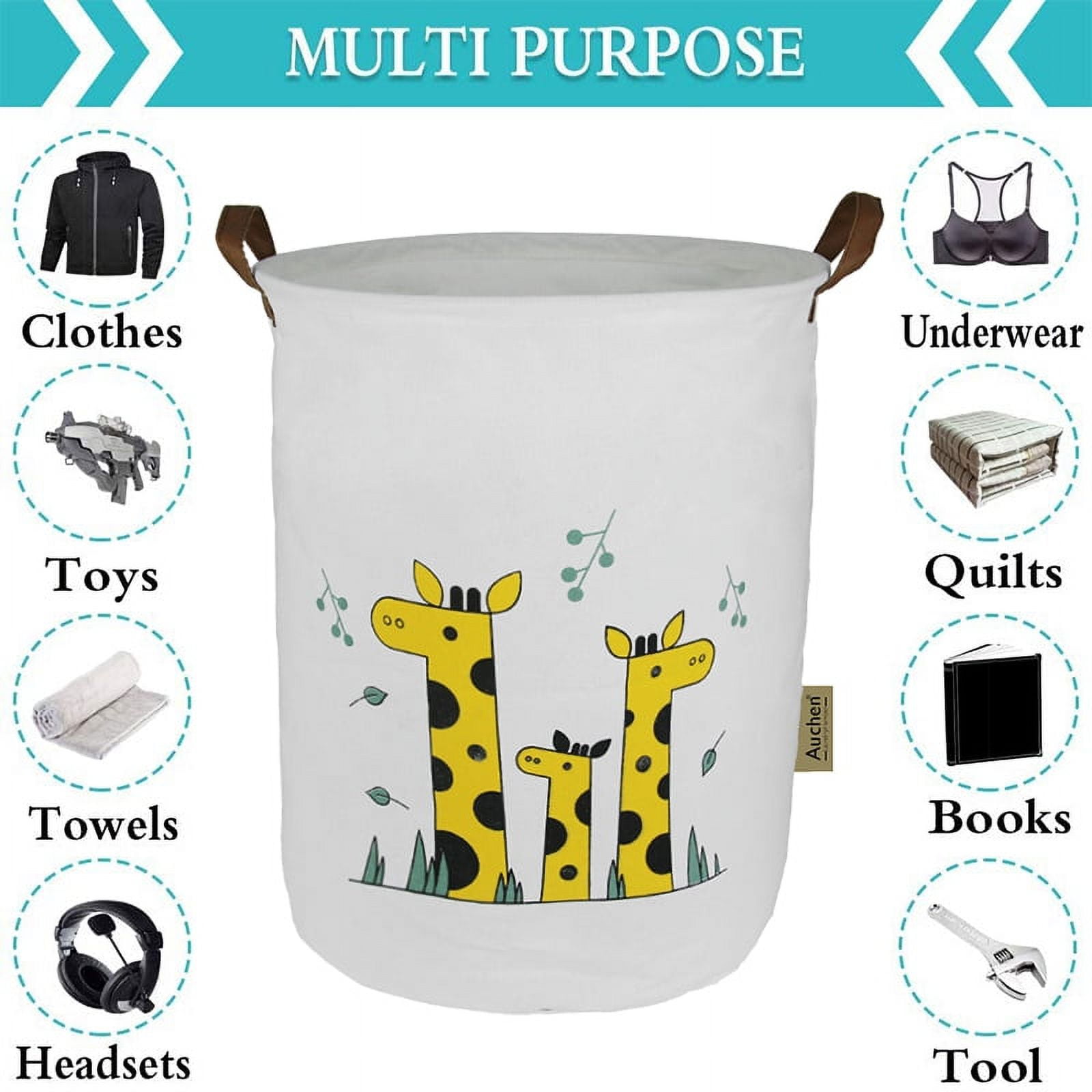 Howarmer Storage baskets, 19.7" Large Capacity Collapsible Round ...