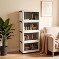 Howcool 3/4/5-Tier Stackable Storage Bins with Lid, Foldable Storage ...
