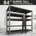 Howcool Heavy Duty Garage Shelving Unit 3050 lbs, Metal Storage Shelves ...