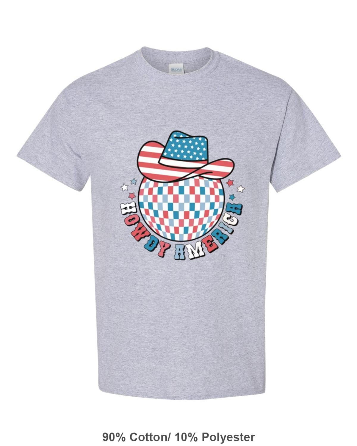 Howdy American Cowboy Country USA Spirit Western Style T-Shirt, for men ...