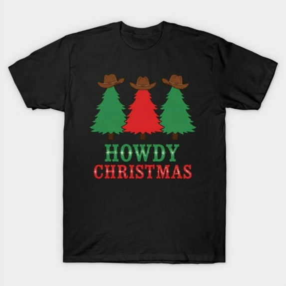Howdy Christmas Western Christmas Tree Rustic Holiday Graphic, H27333 T ...