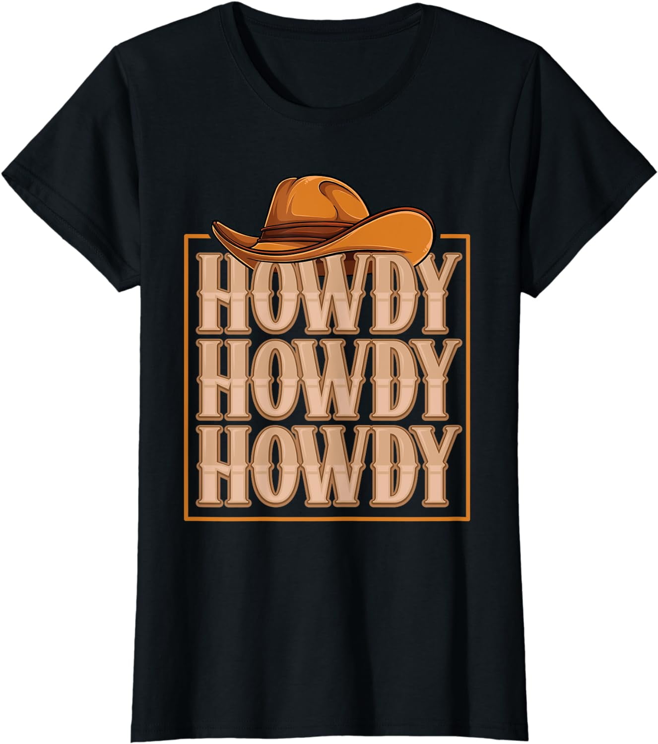 Howdy Cowboy Cowgirl Western Country Rodeo Southern Men Boys T-Shirt ...