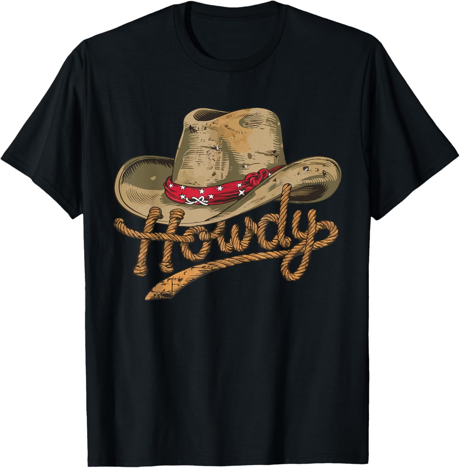 Howdy Cowboy Hat funny Western Rodeo T-Shirt - Walmart.com