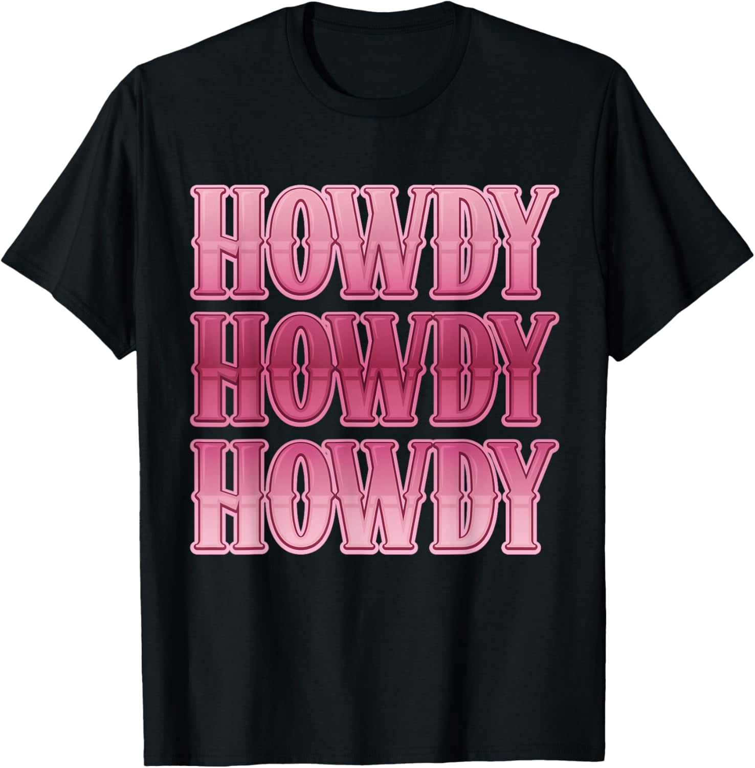 Howdy Cowgirl Western Country Rodeo Southern T-Shirt for Women Girls ...