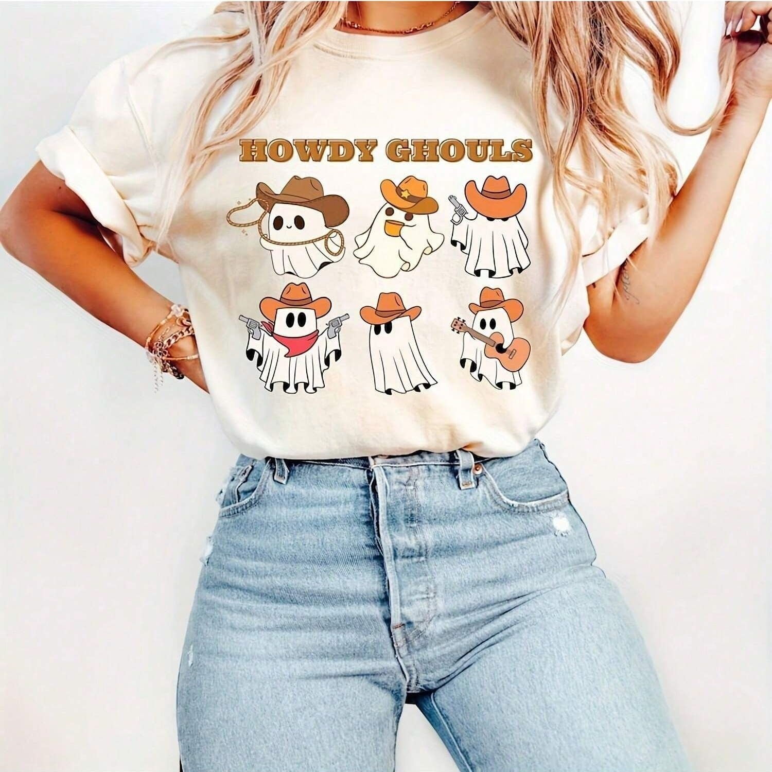 Howdy Ghouls , Western Ghost , Cute Halloween Ghost , Howdy Halloween ...
