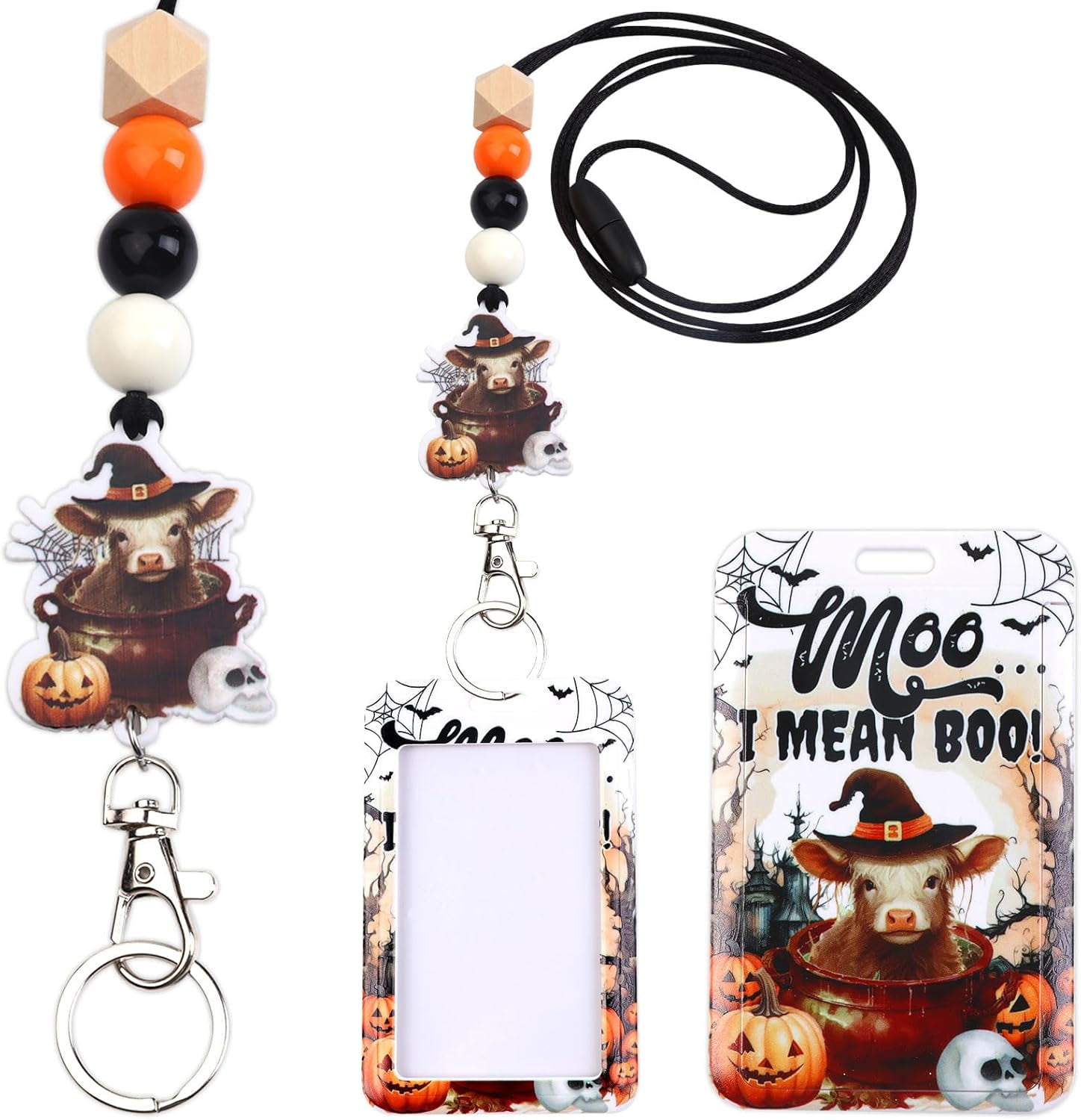 Howdy Lanyards for Id Badges, Halloween Western Cowboy Theme Name ...