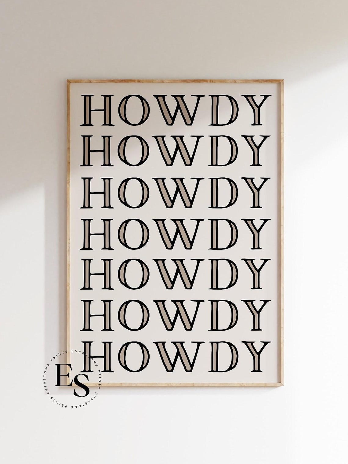 Howdy Print, Quote Print, Quotes, Typography, Word Art, Motivational ...
