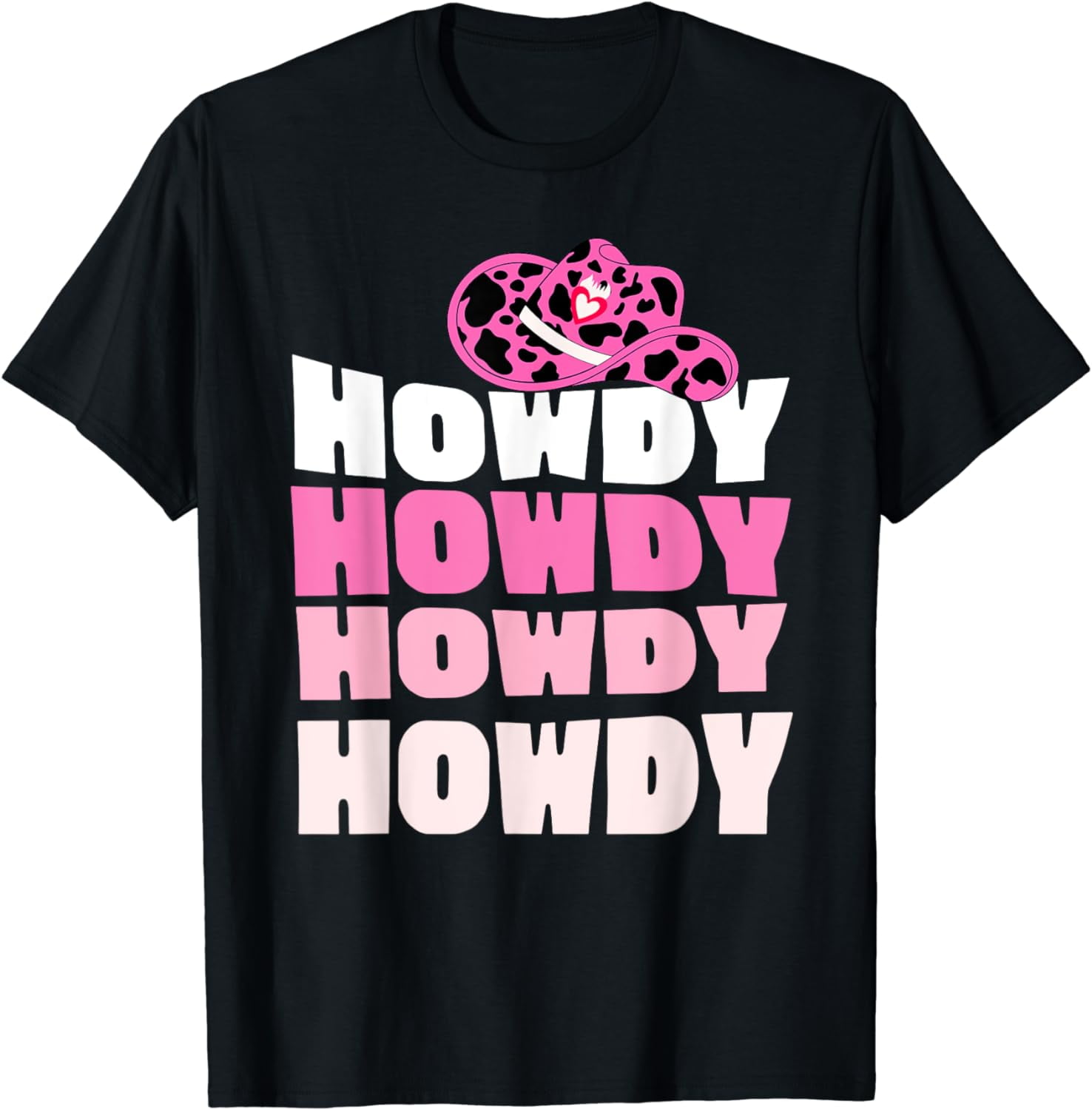 Howdy Rodeo Western Country Women Girls Southern Cowgirl T-Shirt ...