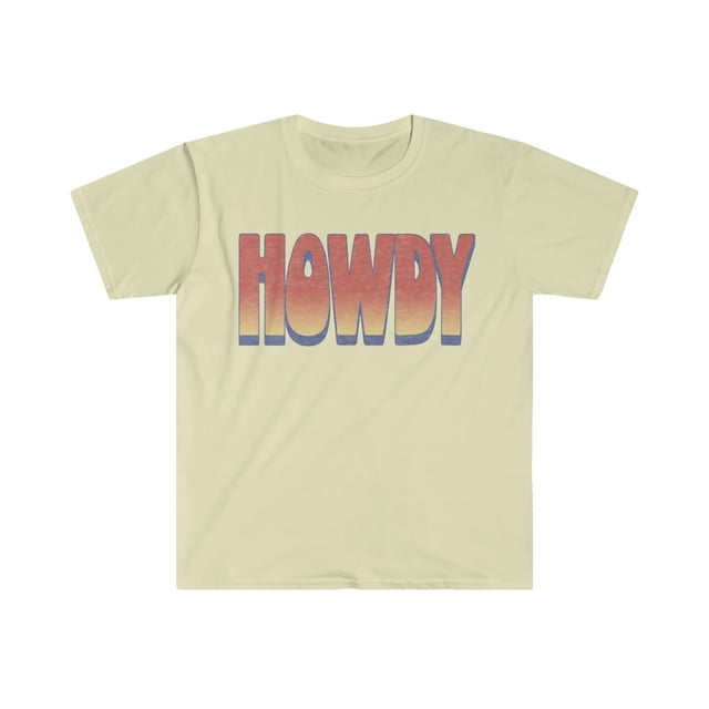 Howdy Tee, Western Graphic Tee, Country Music Tee - Walmart.com