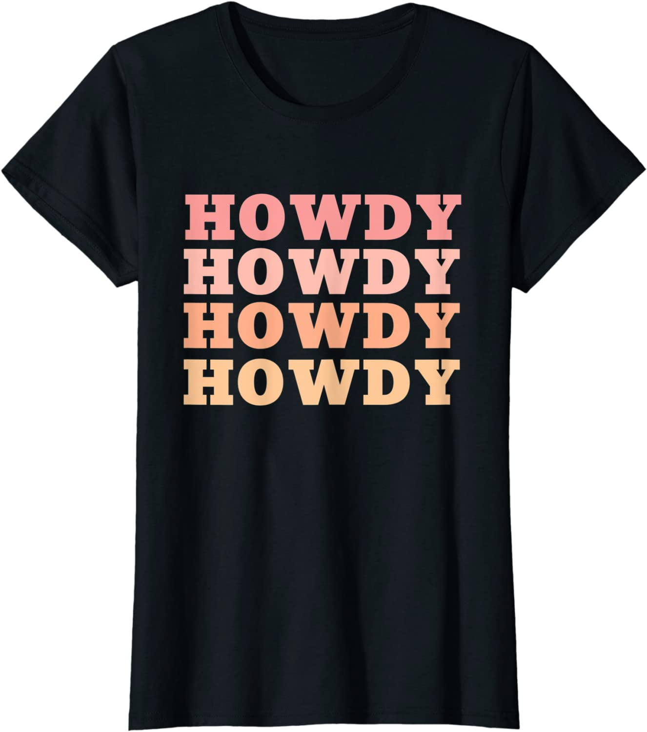 Howdy Tshirt Country Southern Rodeo Women Western T-Shirt - Walmart.com