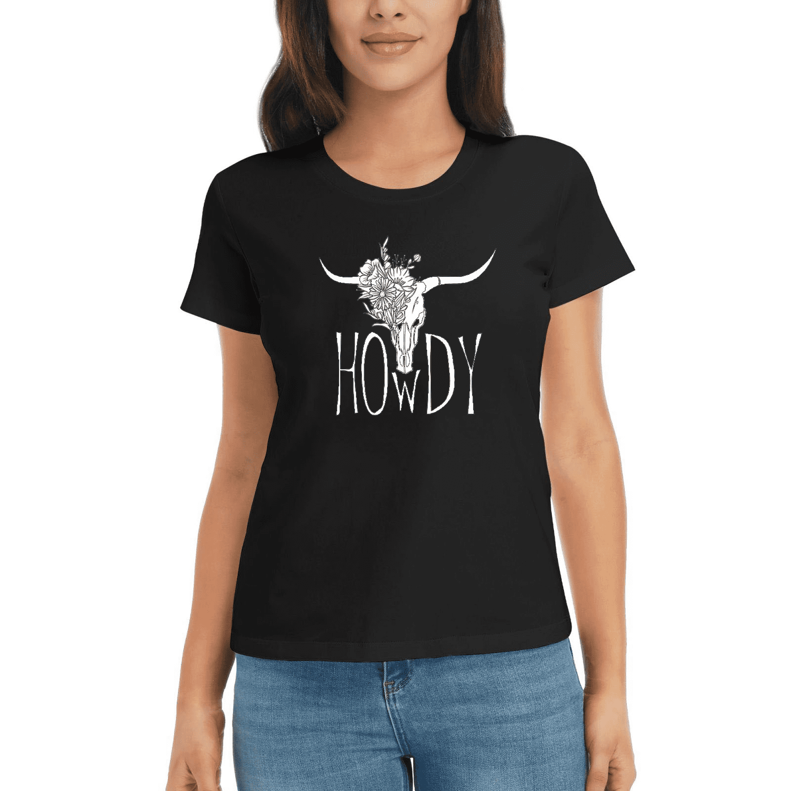 Howdy Tshirt Women Country Southern Shirts Rodeo Cowgirl Western Shirt ...