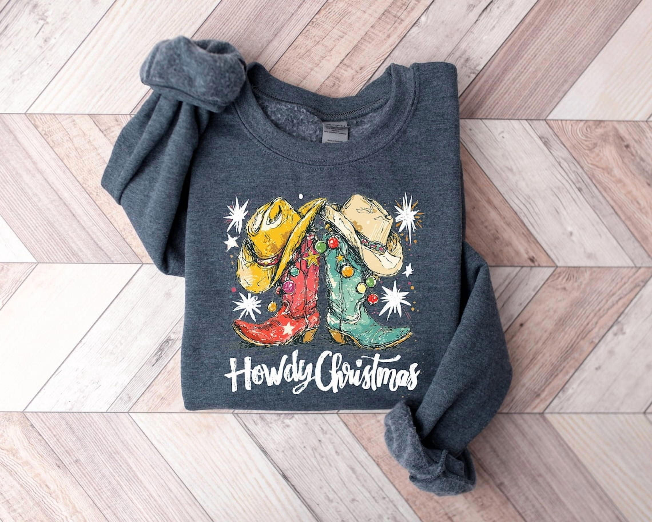 Howdy season Sweatshirt, Cowboy Boots Shirt, Western Tee, season Party ...